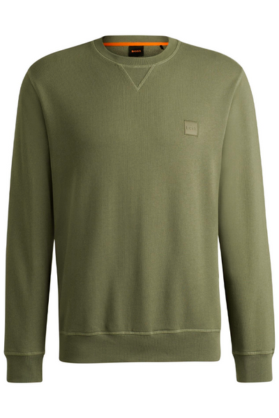 Hugo Boss Patch Logo Sweatshirt Green – Luxivo