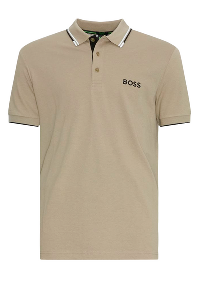 Hugo Boss Paddy Pro Contrast Polo Sand – Luxivo