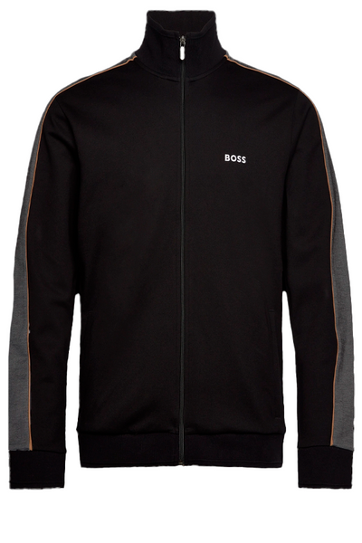 Hugo Boss Full Zip Contrast Logo Tracktop Black – Luxivo