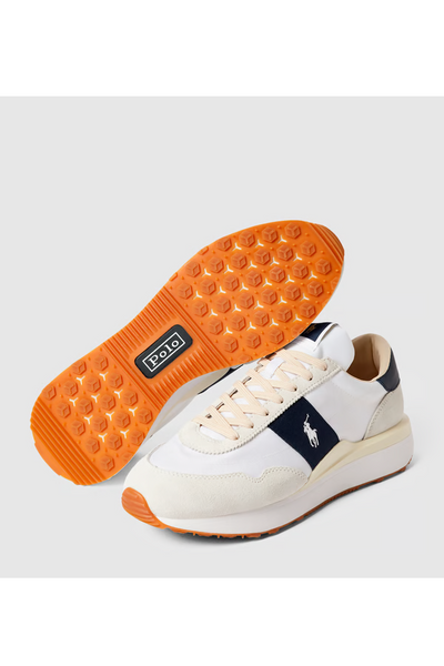 Ralph Lauren Suede Trainers White – Luxivo